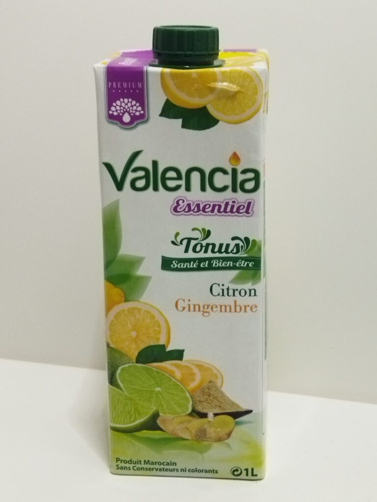 VALENCIA ESSENTIEL CITRON GINGEMBRE 1L – CIMAMARKET