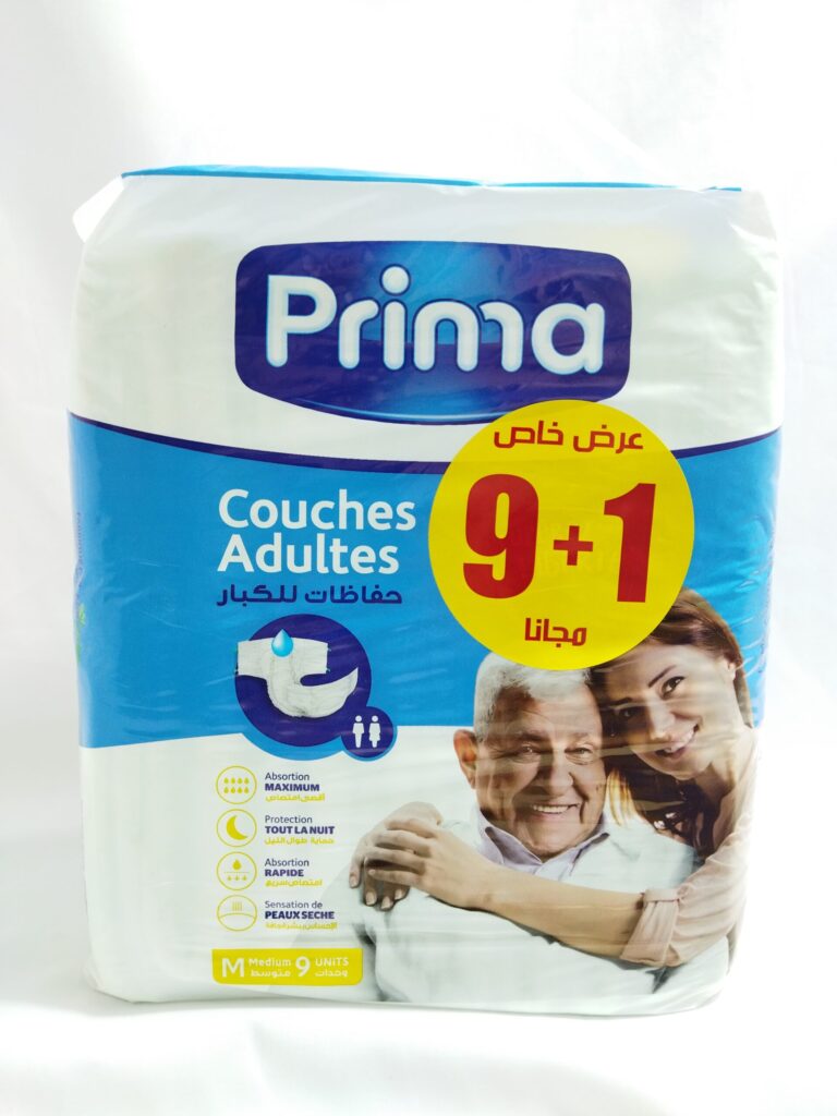 COUCHES ADULTES PRIMA MÉDIUM 9U – CIMAMARKET