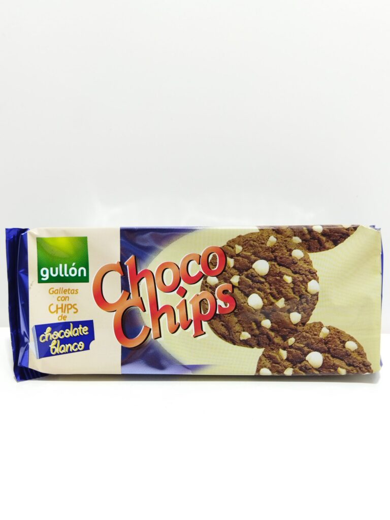 CHOCO CHIPS COOKIES CHOCOLATE BLANCO 125G GULLÓN – CIMAMARKET