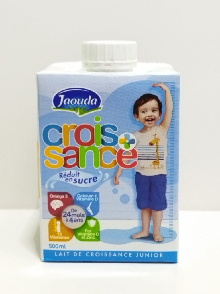 LAIT CROISSANCE DE 24 MOIS À 4 ANS 500ML JAOUDA – CIMAMARKET