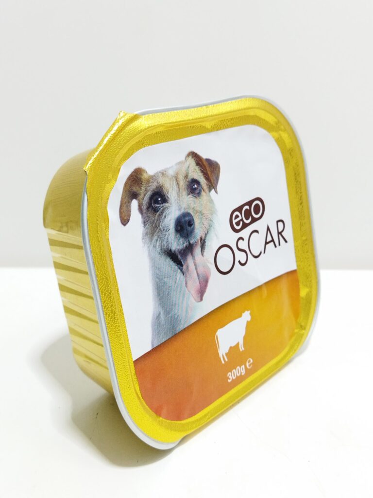 PÂTÉ POUR CHIEN GOÛT BOEUF ECO OSCAR 300G – CIMAMARKET