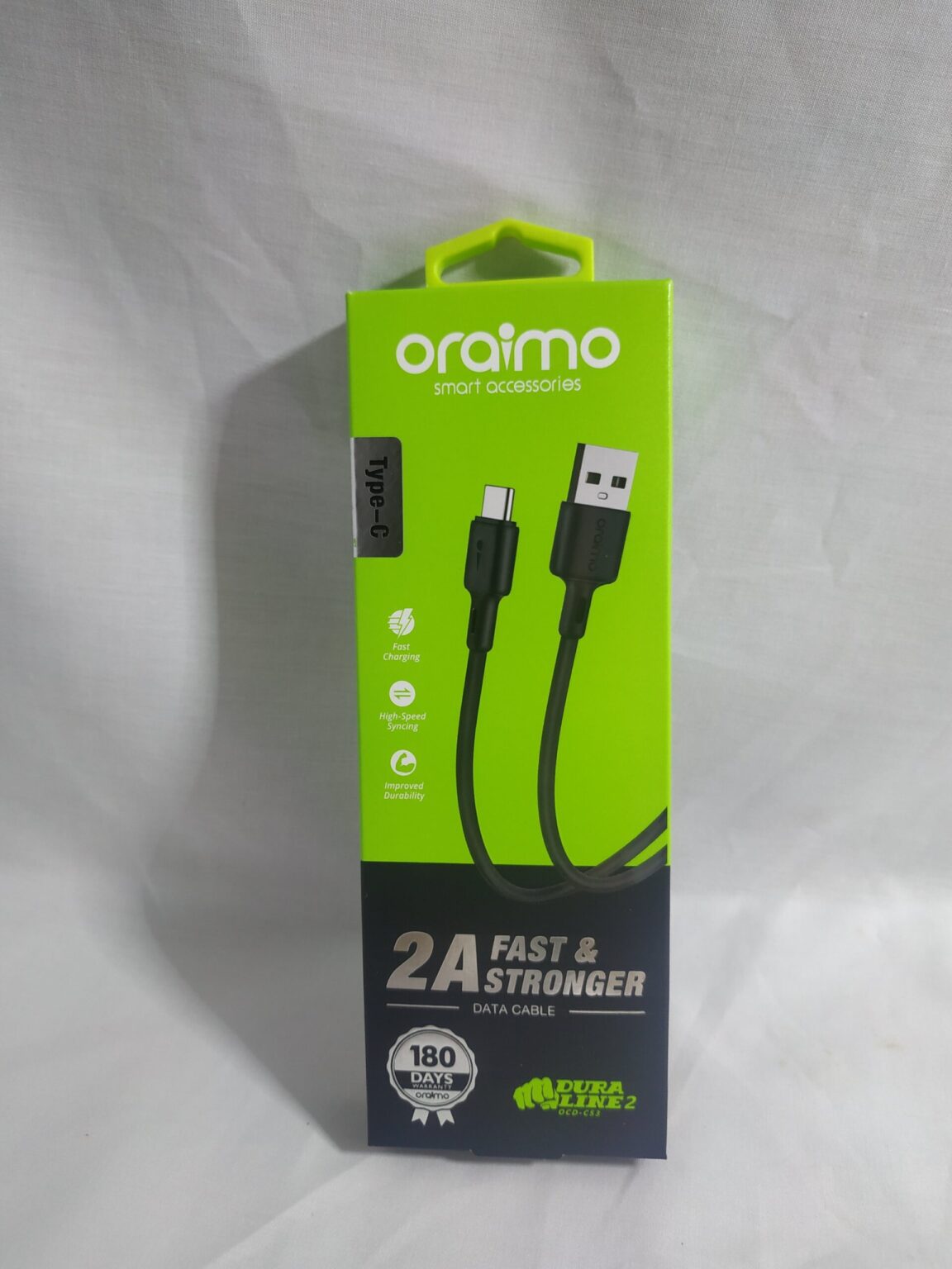 CABLE TYPE C 2A FAST & STRONGER – C53 – ORAIMO – CIMAMARKET